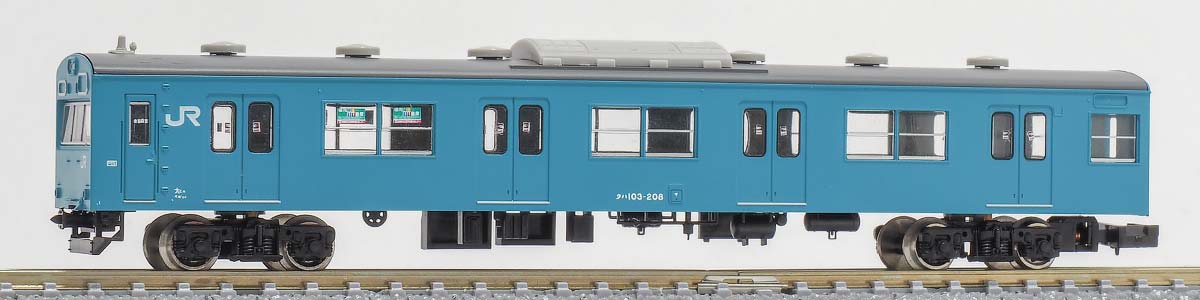 ＜1268C＞JR103系関西形 クハ103（低運・ユニット窓・スカイブルー）1両キット｜塗装済みキット｜Nゲージ鉄道模型のグリーンマックス