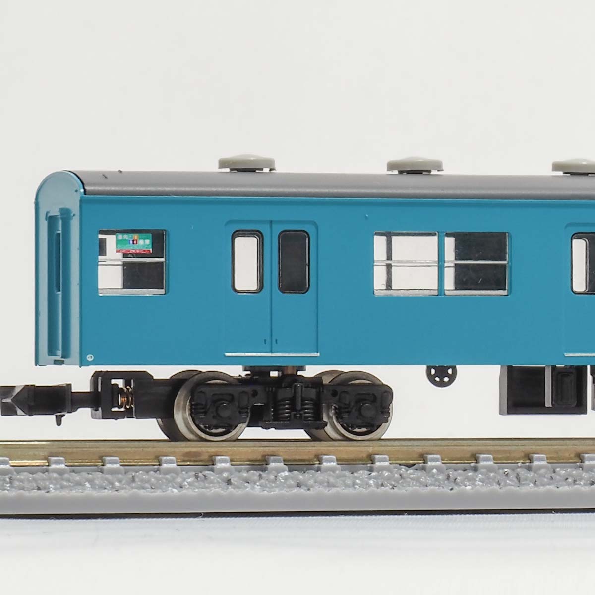 ＜1268W＞JR103系関西形 サハ103（ユニット窓・スカイブルー）1両キット｜塗装済みキット｜Nゲージ鉄道模型のグリーンマックス