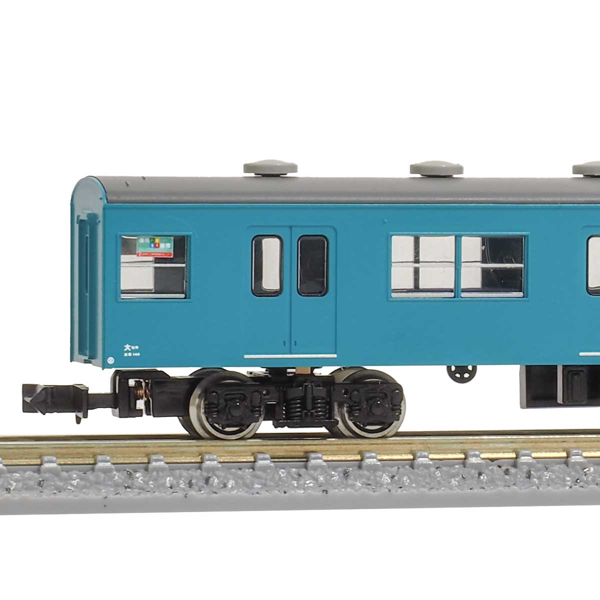 ＜1268W＞JR103系関西形 サハ103（ユニット窓・スカイブルー）1両キット｜塗装済みキット｜Nゲージ鉄道模型のグリーンマックス