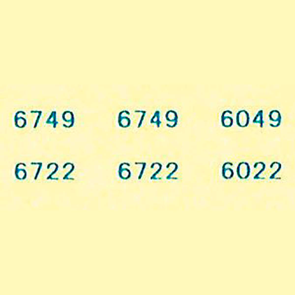 ＜6474＞京王6000系対応（青色）｜車両マーク｜Nゲージ鉄道模型のグリーンマックス